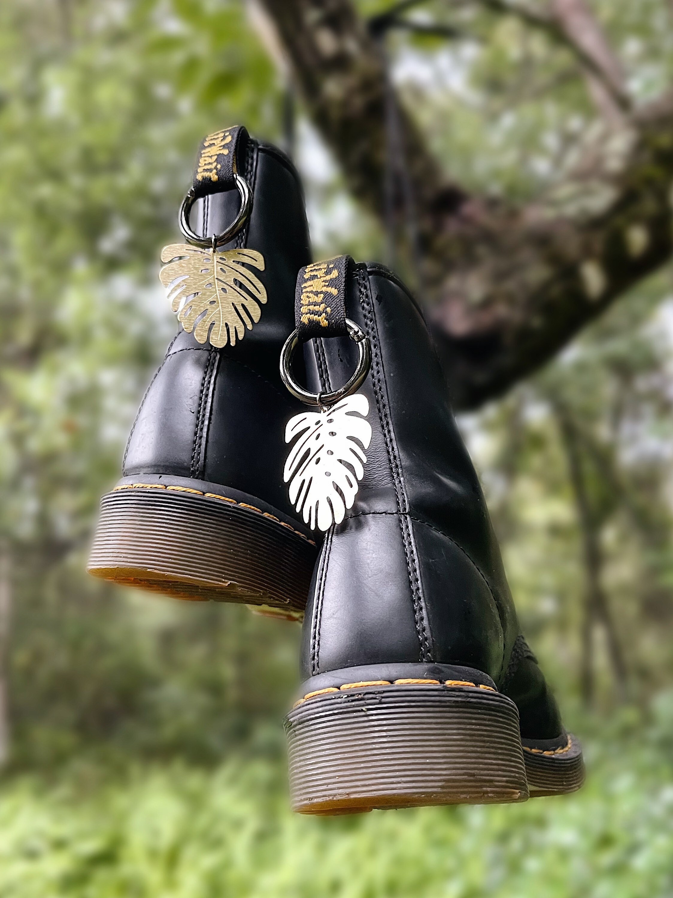 Rainbow Doc Marten Charms - Cloud Rain Stars Lightening Grunge Shoe ...