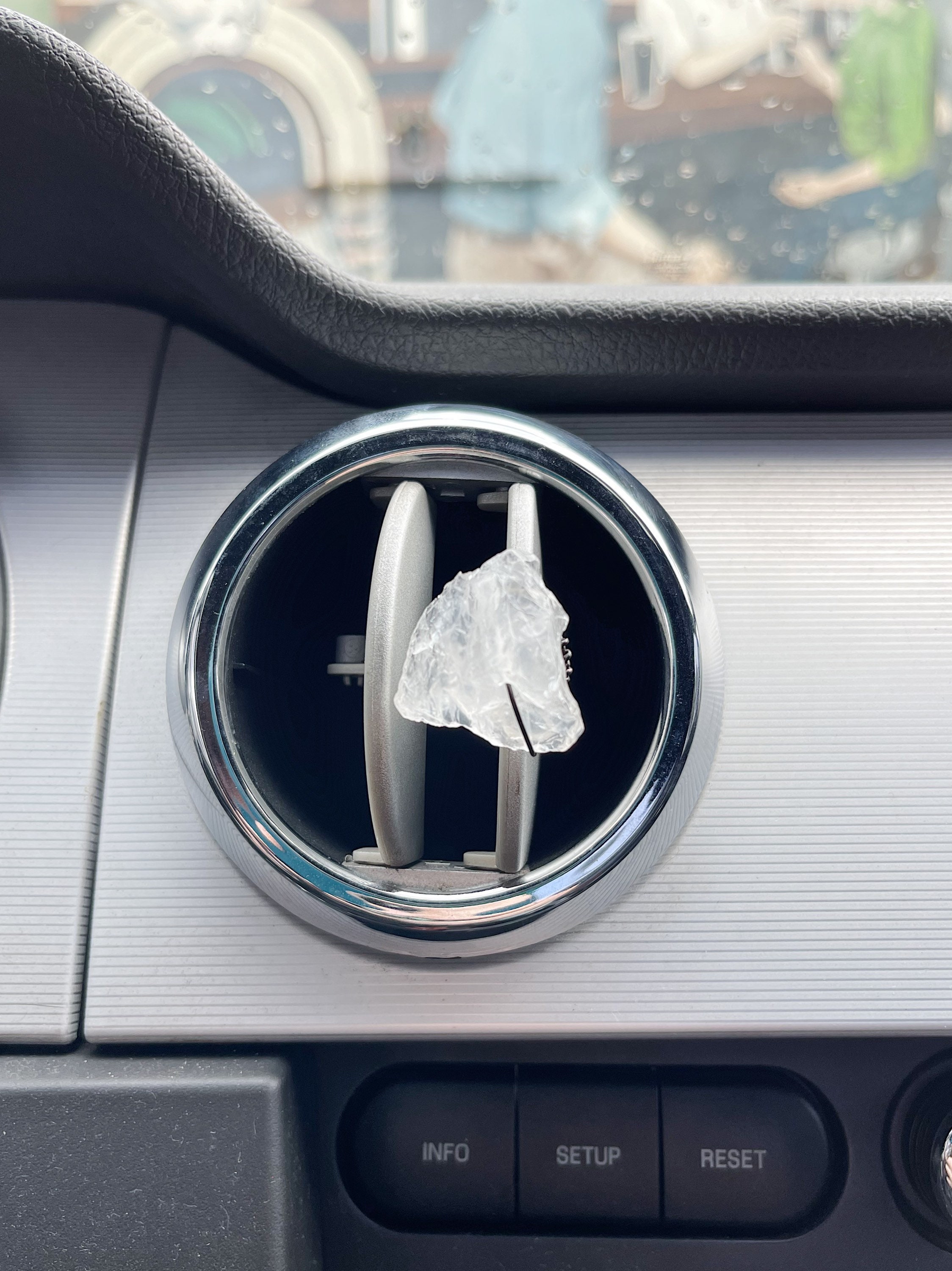 Quartz Crystal AC Vent Clip - Car Charm Raw Cut Chunky Stone - Gothic ...