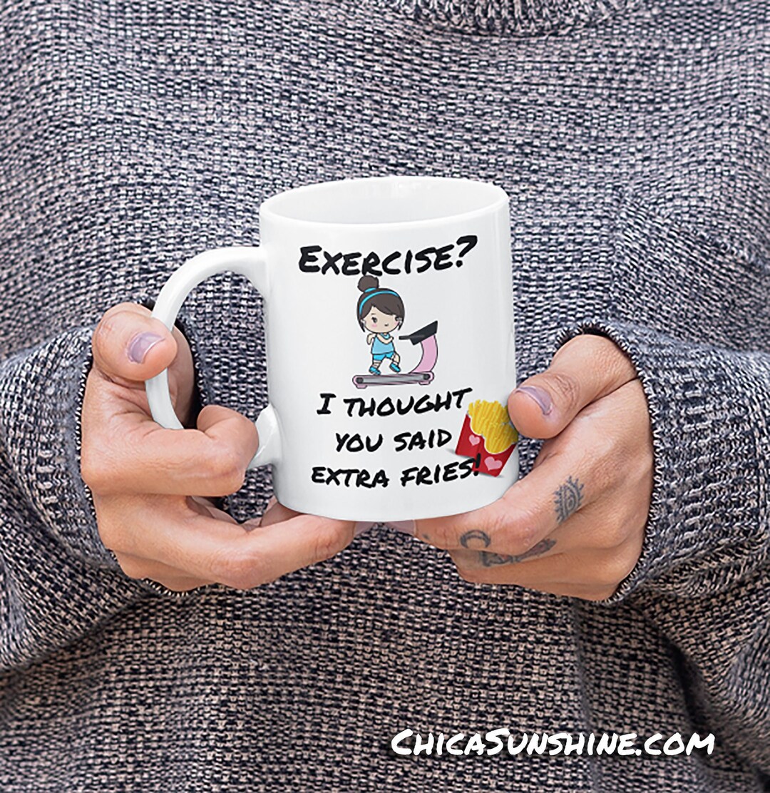 Fitness Gifts Coffee Mug, Personalized Cup, Exercise, Workout Coffee ...