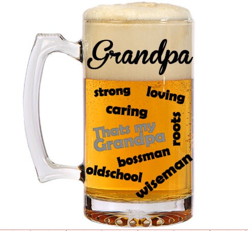 Dad Gift New Dad Gift Personalized Beer Mug Fathers Day | Etsy