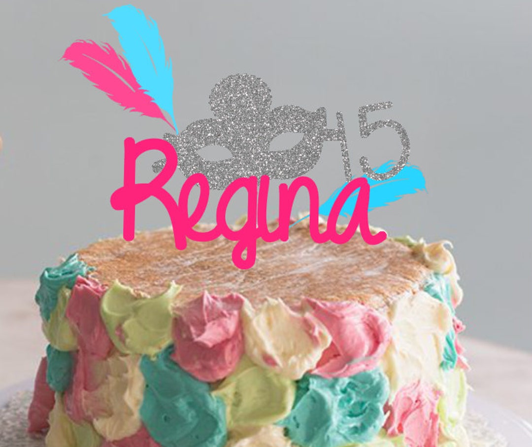 Custom Mis Quince Cake Topper Quinceanera Cake Topper Mis 15 - Etsy