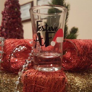 Christmas Party, White Elephant Gift, Christmas Shot Glasses, Gift ...