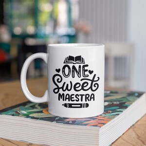 Spanish Teacher Gift, Spanish Teacher Cup Mug, Personalized Gift for ...