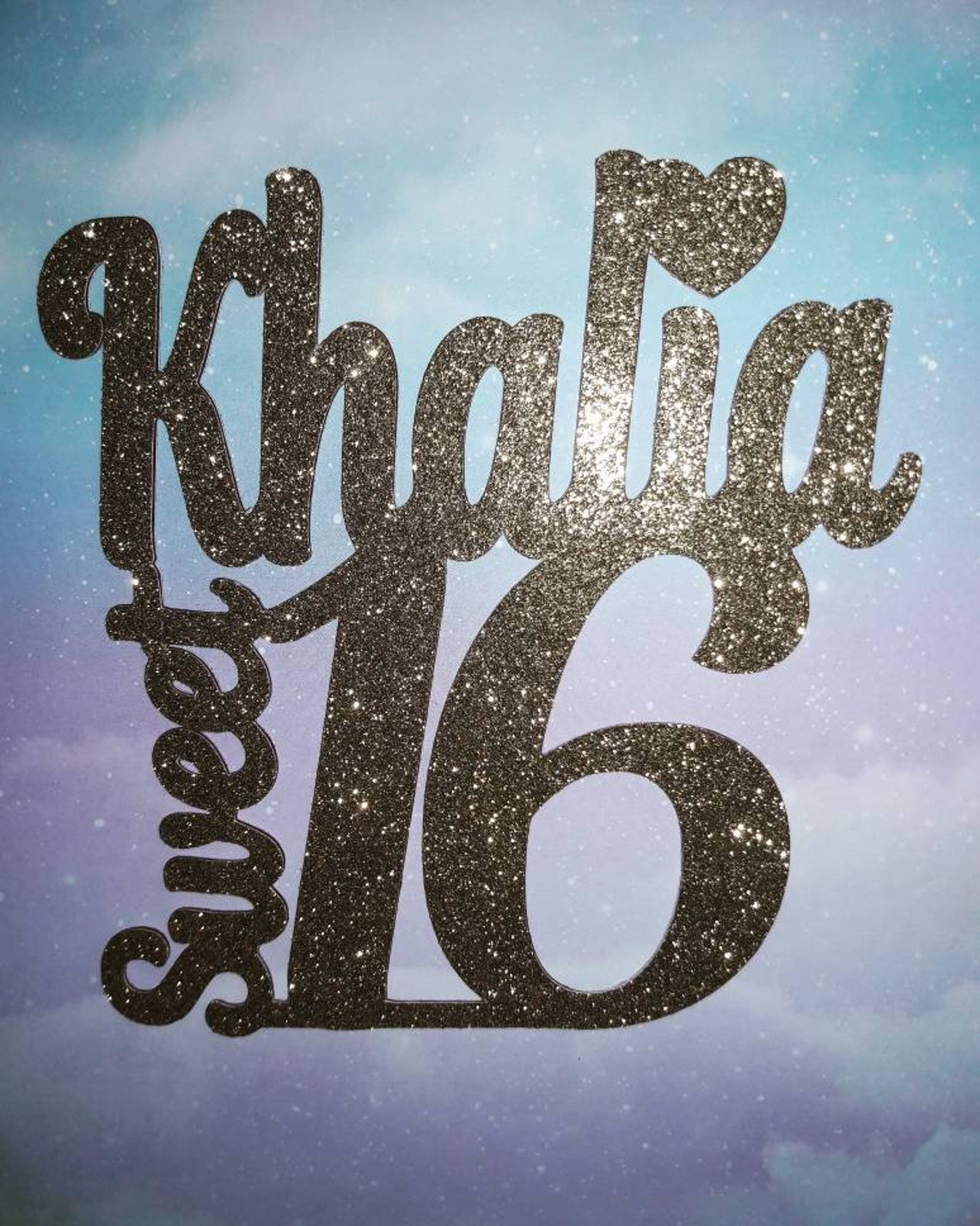 Sweet 16 Cake Topper Personalized to Any Name Any Age Sweet - Etsy