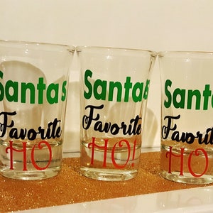 Christmas Party, White Elephant Gift, Christmas Shot Glasses, Gift ...