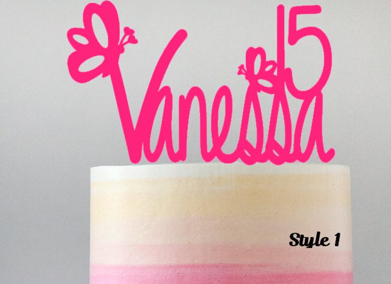 Mis XV XV Mis Quince Cake Topper Quinceanera Cake Topper | Etsy