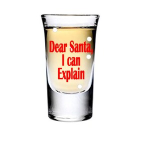Christmas Party, White Elephant Gift, Christmas Shot Glasses, Gift ...
