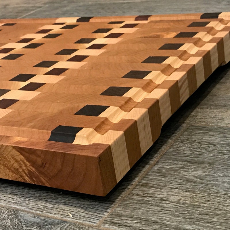 Wood Checker Board - Etsy
