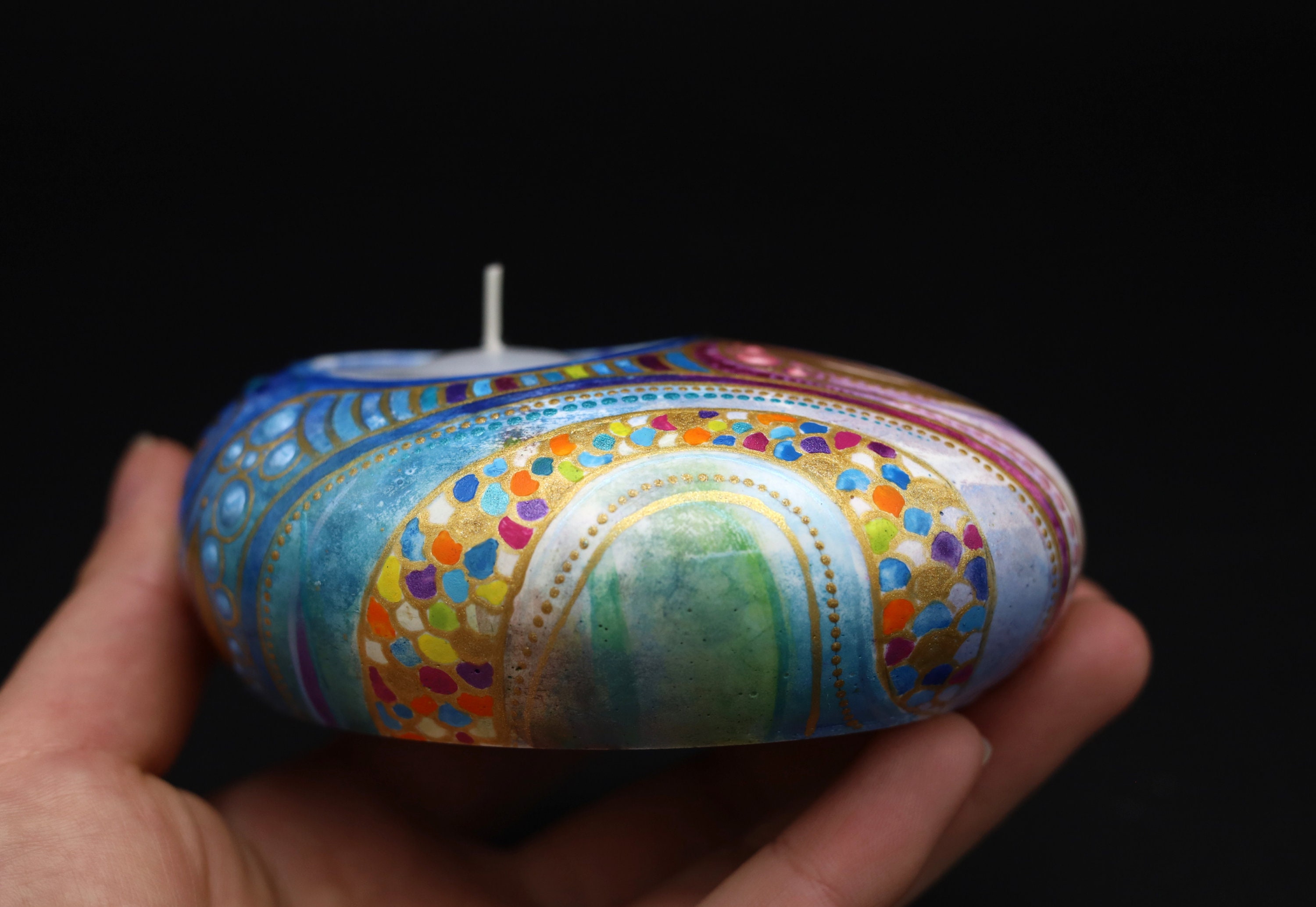 Unique Tealight Candle Holder, Special Gift, Handmade Candle Stand - Etsy