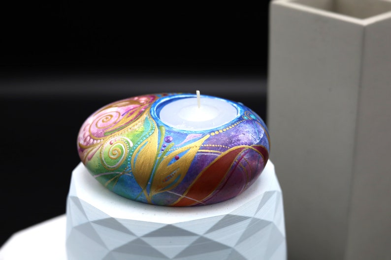 Unique Tealight Candle Holder, Special Gift, Handmade Candle Stand - Etsy