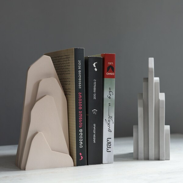 Concrete Bookends - Etsy