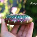 Hand Painted Dot Stone Mandala Rock Mandala Dot Painting Dot Art ...