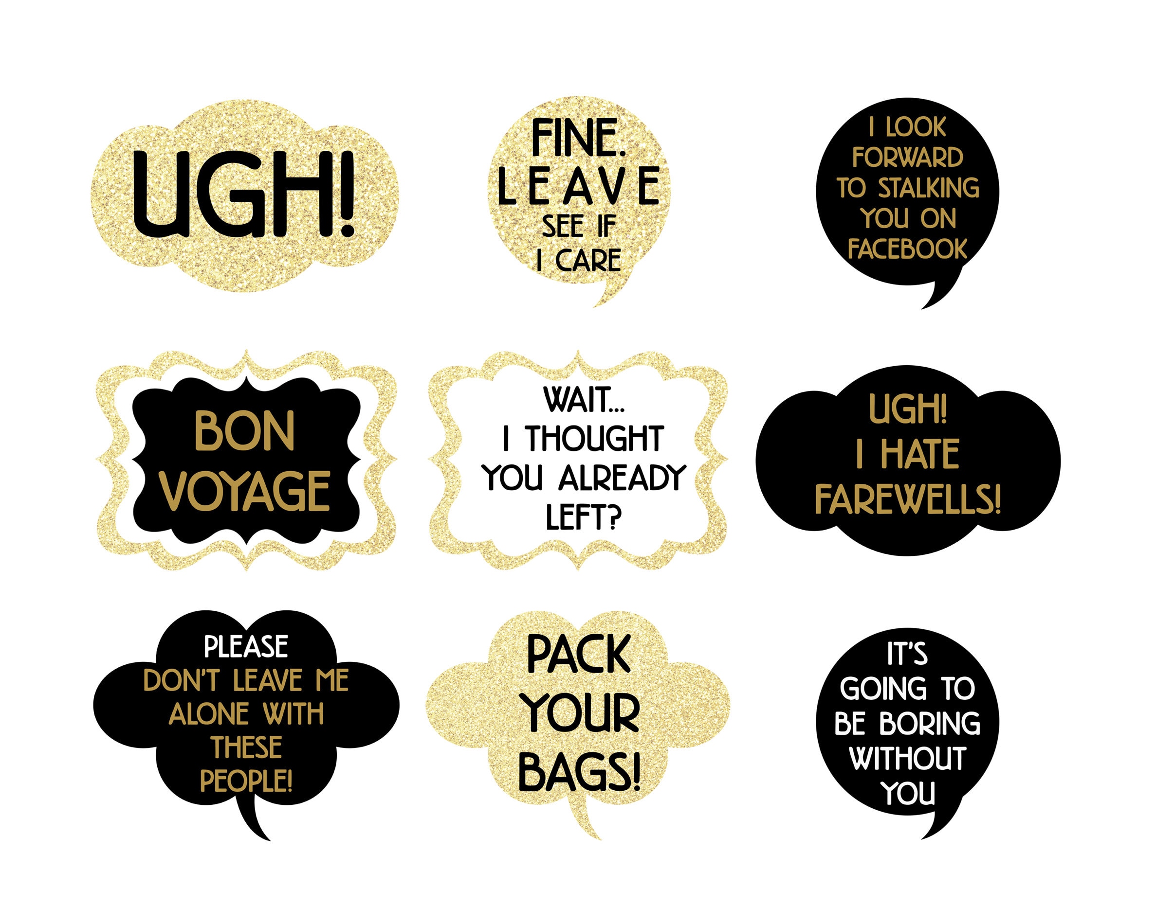 INSTANT DOWNLOAD Farewell Photo Farewell Props Farewell | Etsy