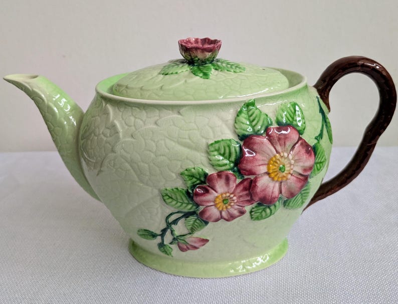 Vintage Carlton Ware Wild Rose Pattern Australian Design Small Teapot ...