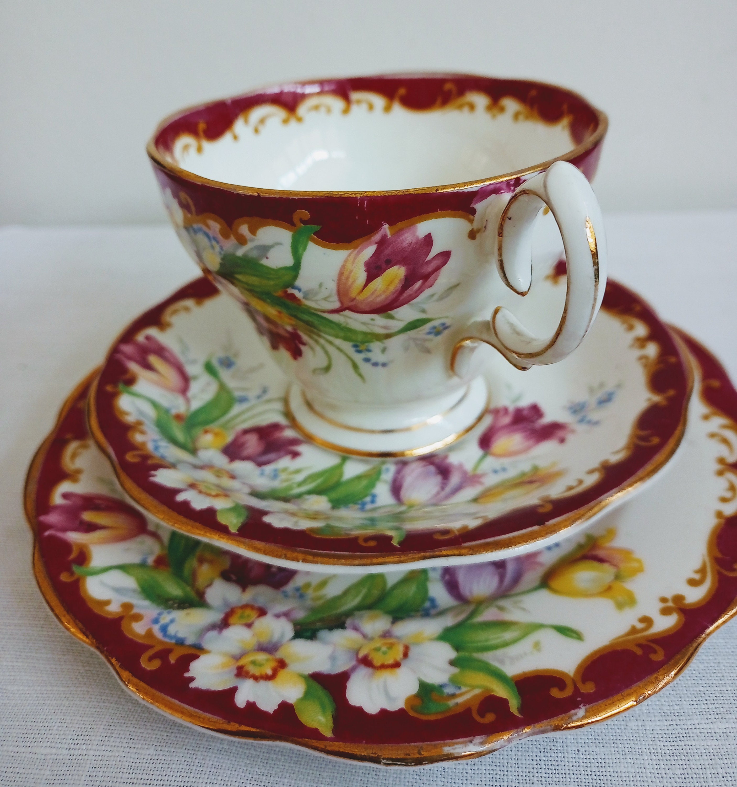 Vintage Bell Fine Bone China Shore and Coggins Narcissus - Etsy