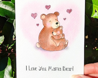Bear Love You Card | Etsy