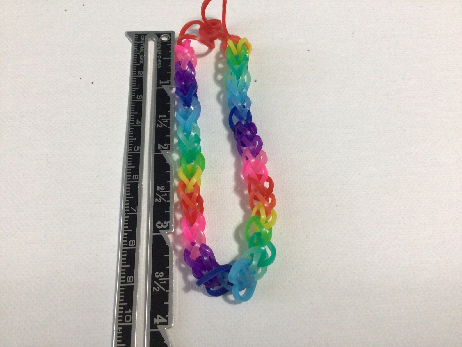 Rainbow Rubber Band Necklace,kids Braided Necklace,choker Style ...