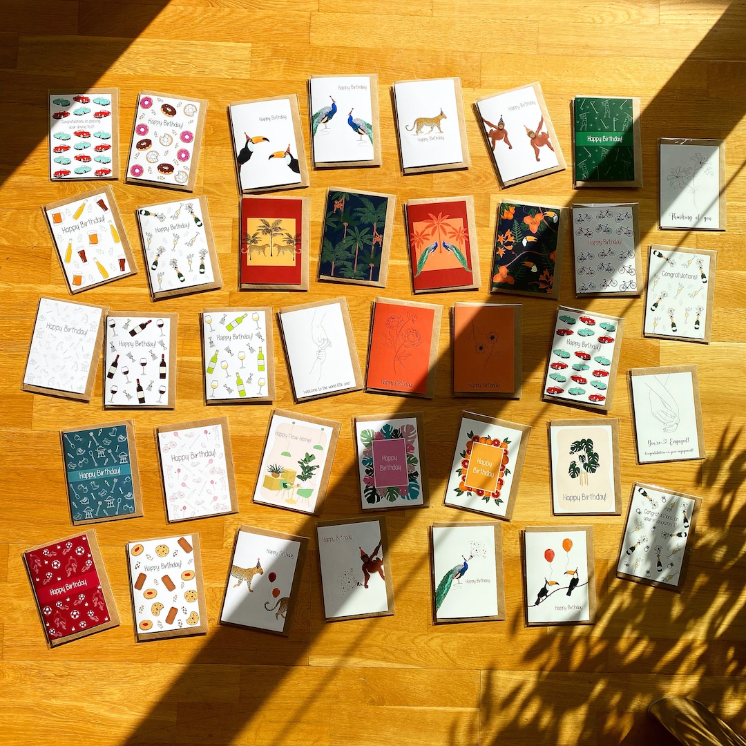 Pack of 6 Cards of Your Choice |card Bundle Pack, Special Occasion ...