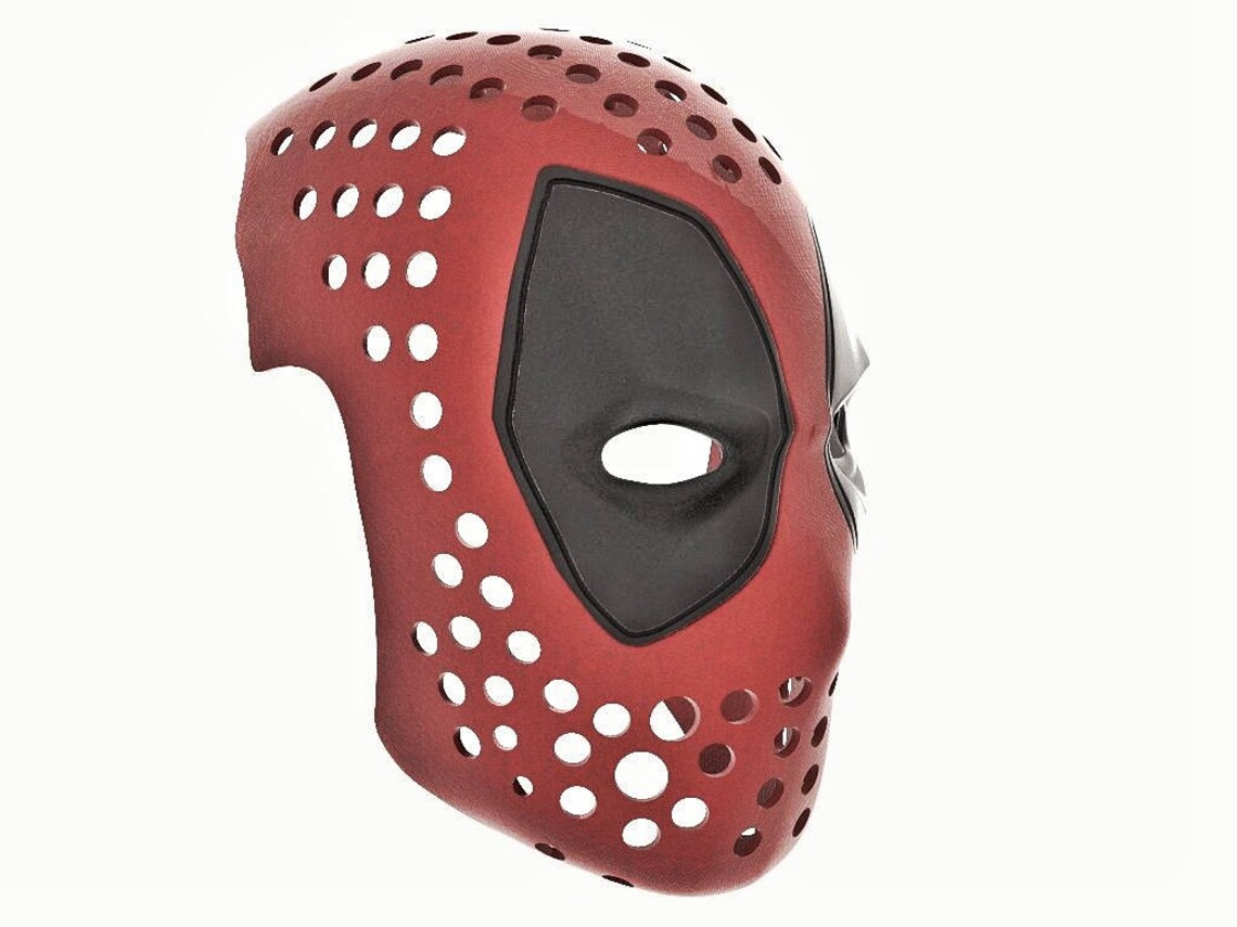 Deadpool Faceshell | Etsy
