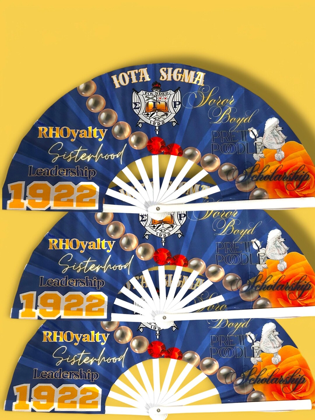 SGRHO Custom Clacker Fan With Velvet Storage Bag - Etsy