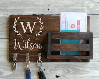 Mail and key holder | Etsy