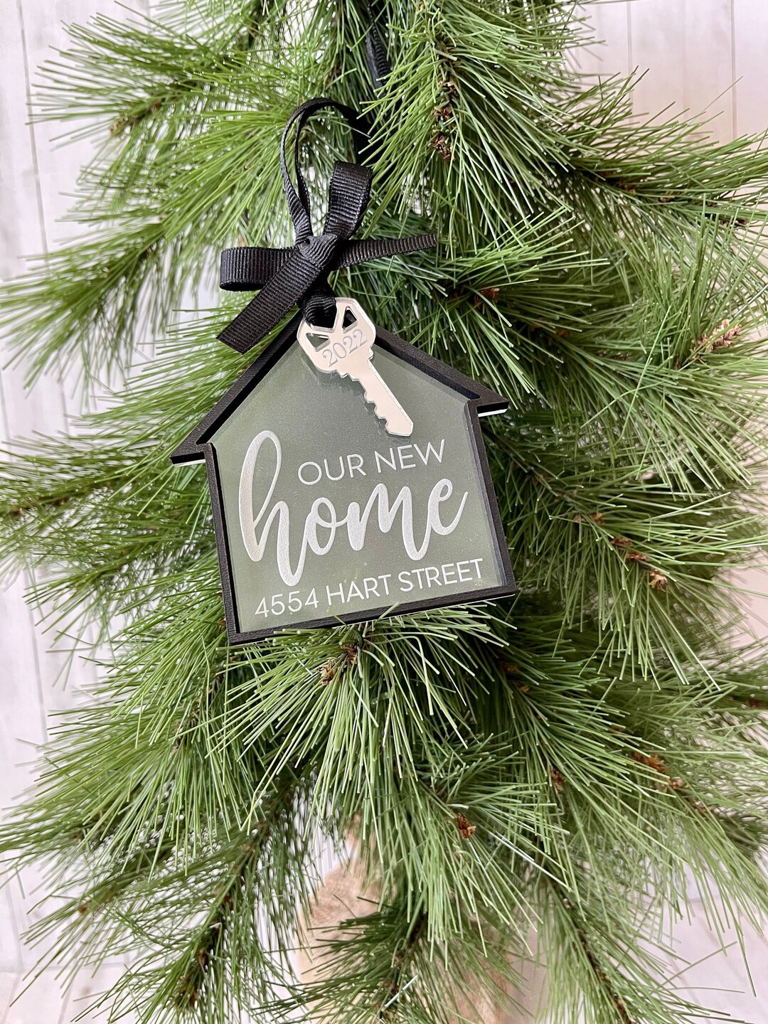 Our New Home Ornament With Address. Personalized New Home Ornament ...
