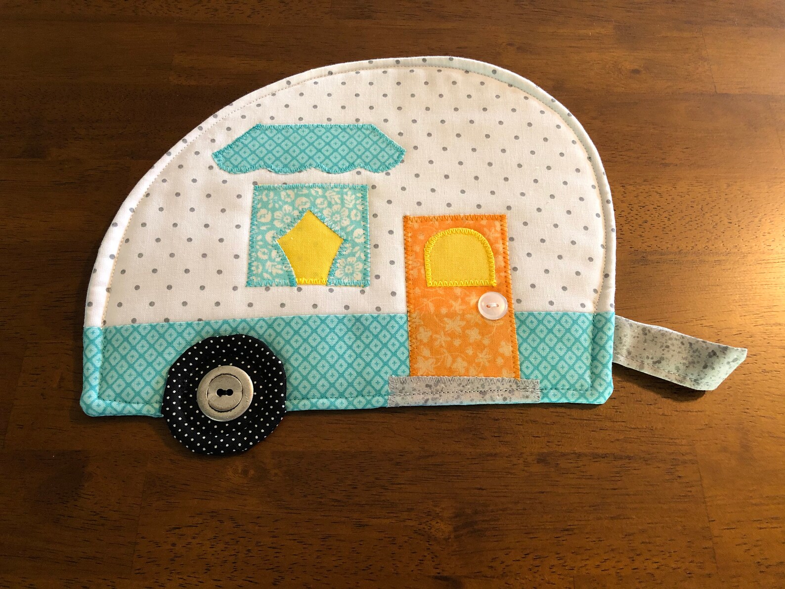 Happy Camper Decorative Hot Pad | Etsy