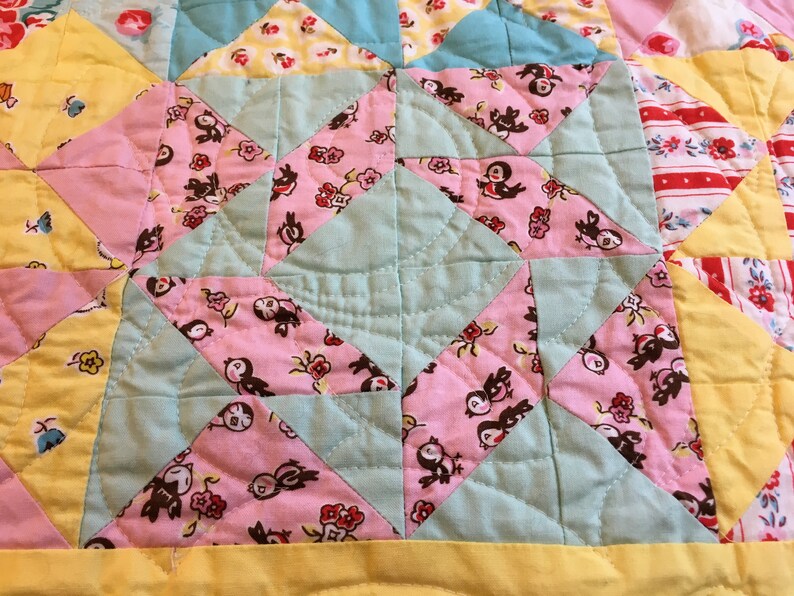 Girly Girl Quilt - Full-sized - Etsy