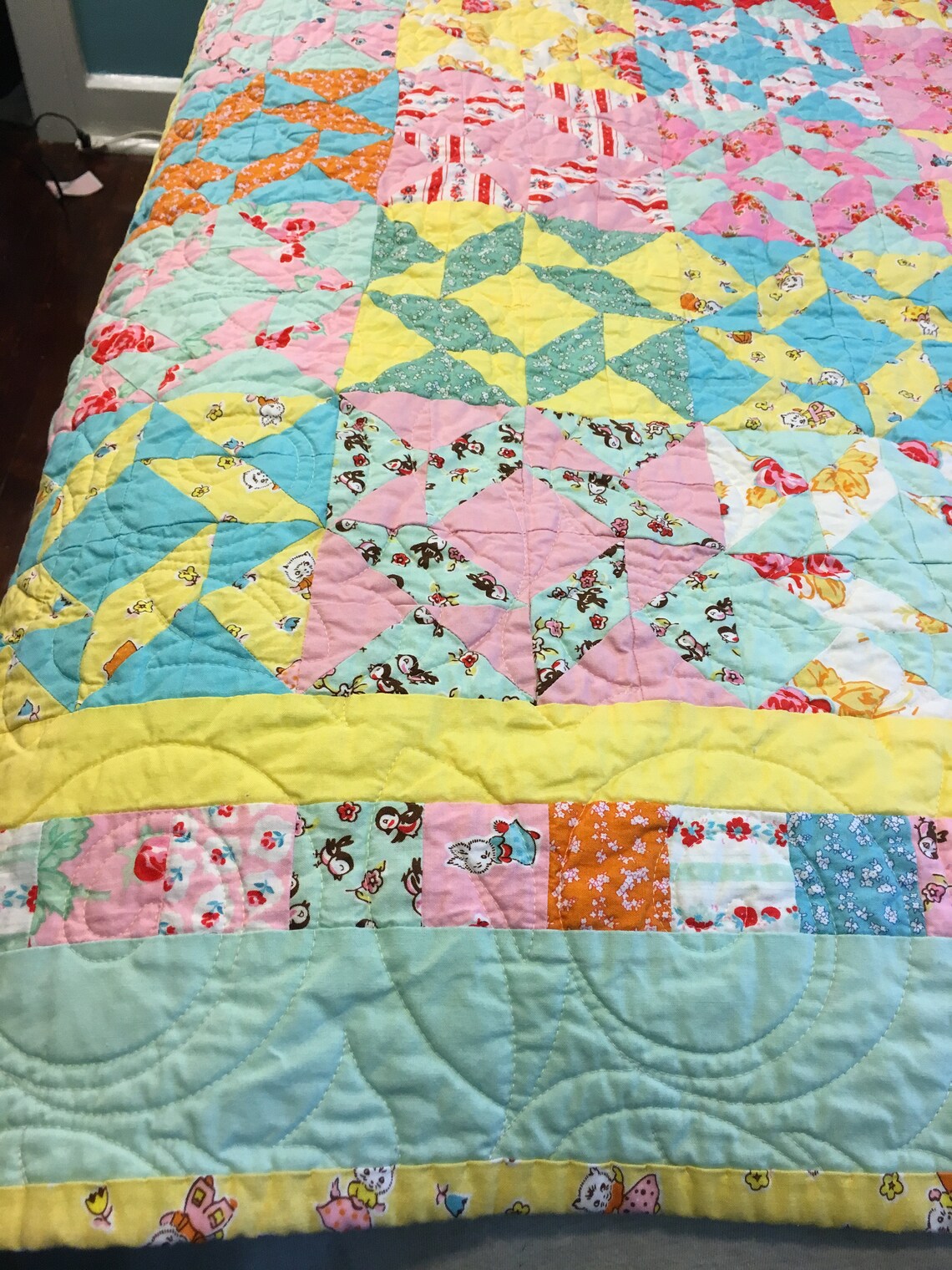 Girly Girl Quilt Full-sized - Etsy