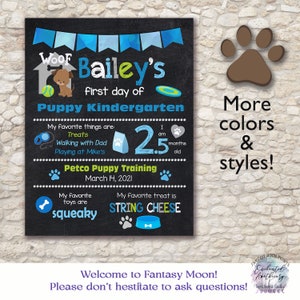 DOGGY DAYCARE Sign Pet Photo Prop, Puppy Dog First Day of School Gift ...