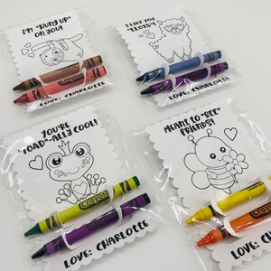 Monster Truck Valentines Day Coloring Cards, Crayons & Bags Included ...