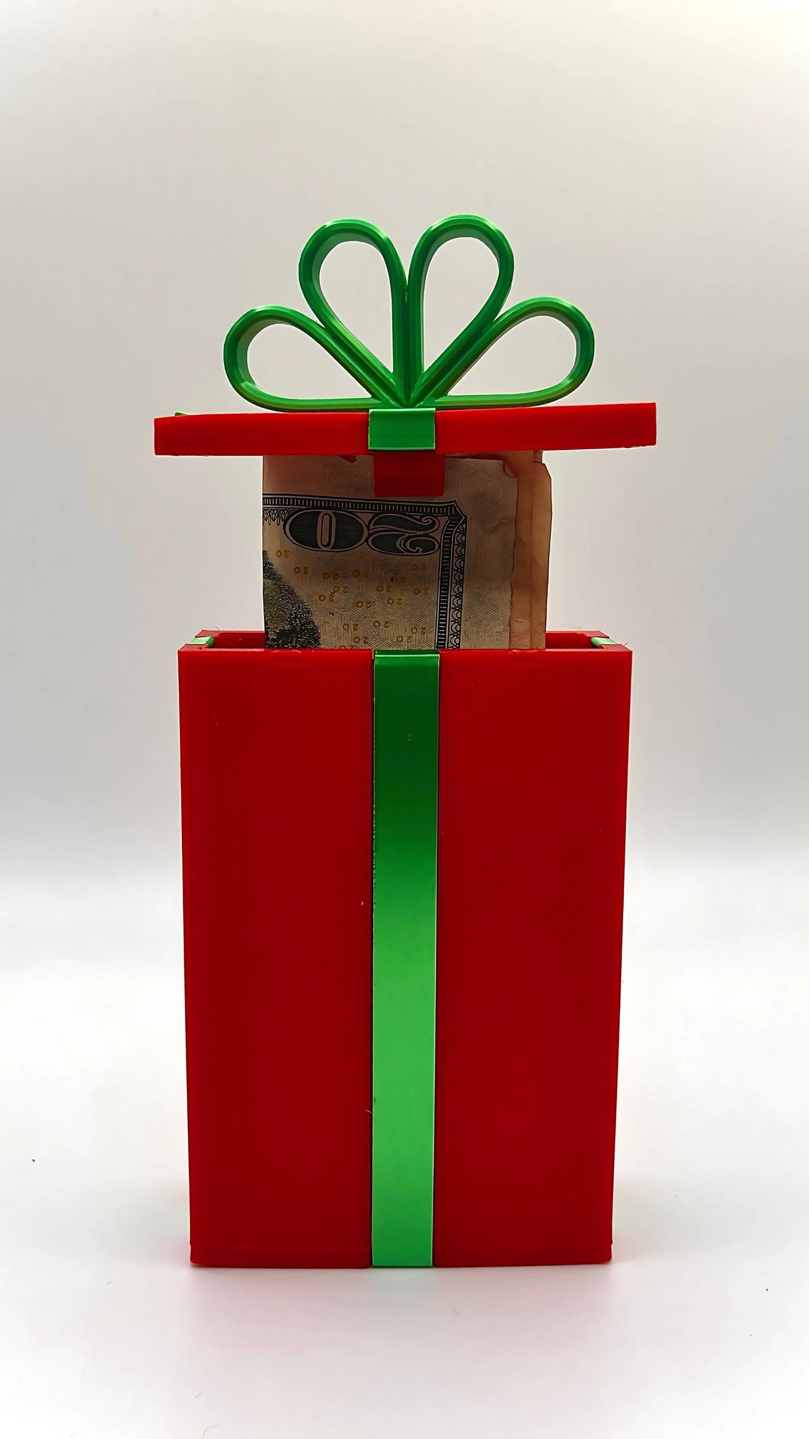 Customizable Gift Card Holder Box With Ribbon - Cash Presentation Box ...