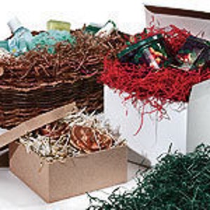8 Oz Crinkle Shred Plum Gift Basket Shred, Crinkle Paper , Display ...