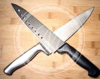 Crossed knives | Etsy