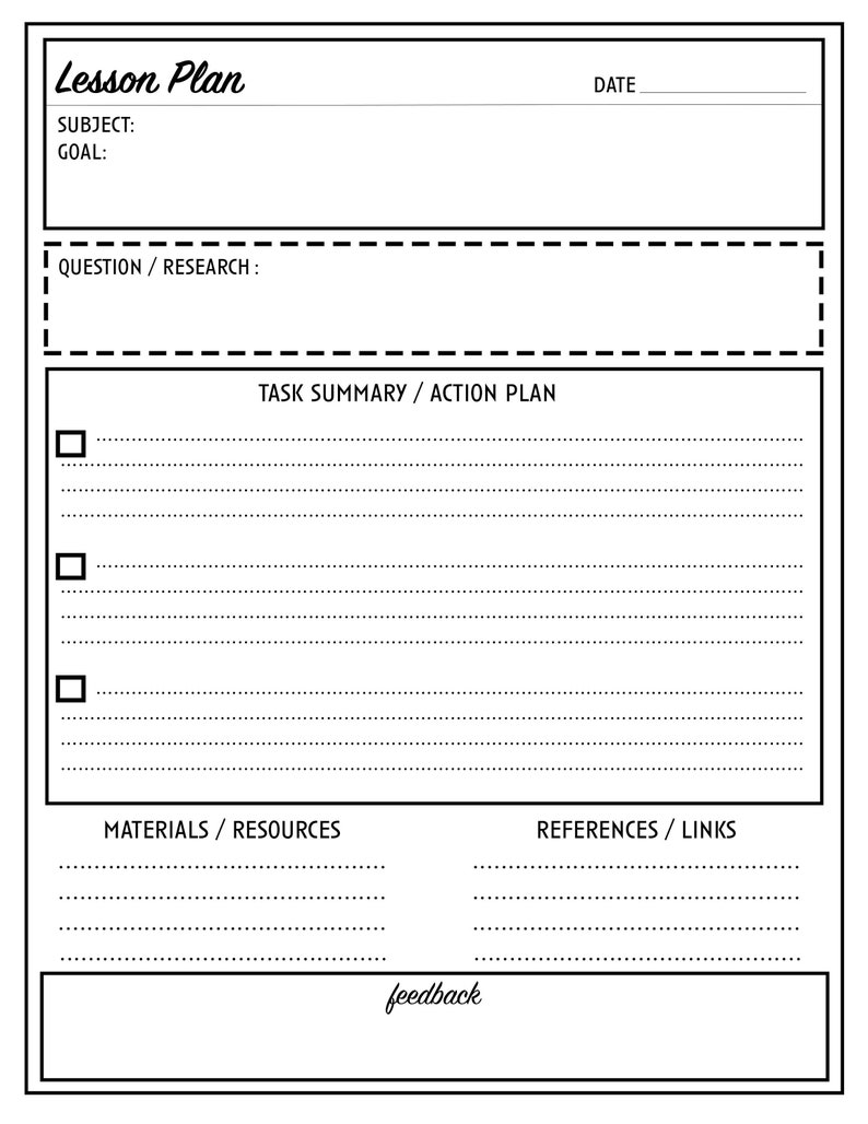 Learning From Home Planner - Etsy