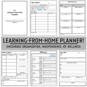 Learning From Home Planner - Etsy