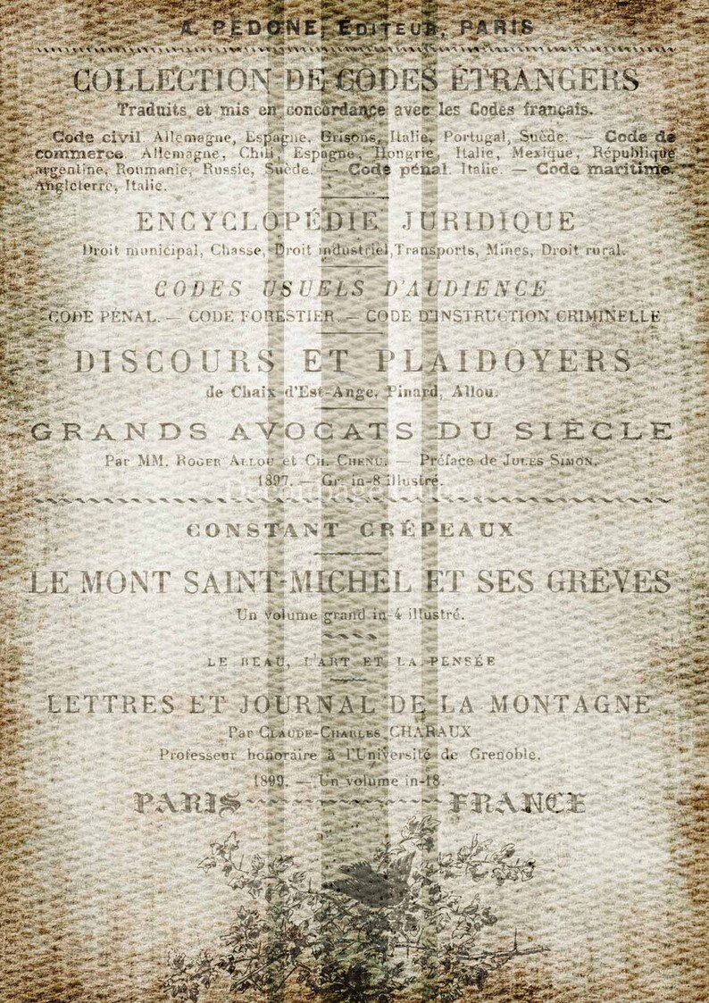 French Grain Sack Decoupage Queen Rice Paper A1 A2 or A4 - Etsy