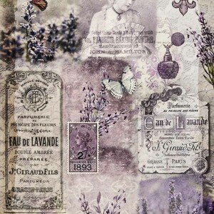 Old Lace and Lavender Decoupage Queen Paper A4 - Etsy