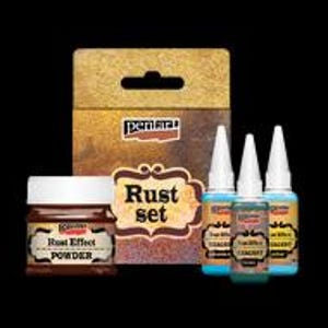Pentart Rust or Patina Effect Set 4 Pc Natural - Etsy