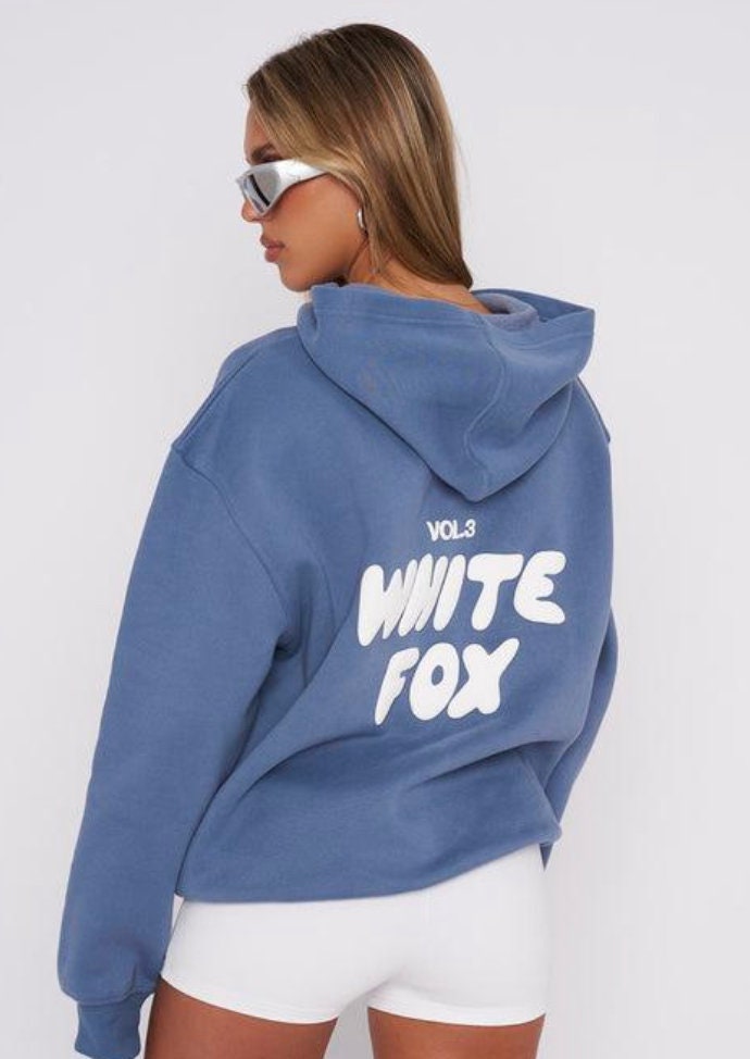 White Fox Hoodie Style 8 Colours / Leisure Hoodie / Dupe - Etsy UK