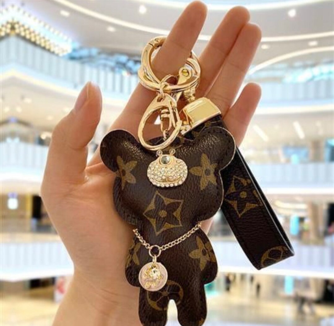 Luxury Key Ring / Brown Teddy / Designer Style - Etsy UK