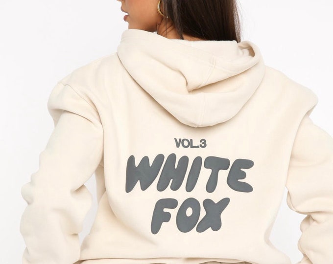 White Fox Hoodie Style 8 Colours / Leisure Hoodie / Dupe - Etsy