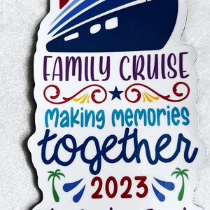 Family Cruise Making Memories Together Wall Door Magnet, Cruising Cabin ...