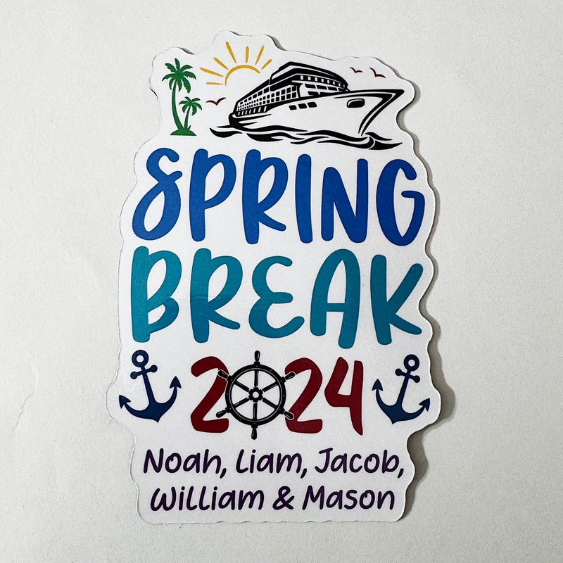Spring Break Sign - Etsy