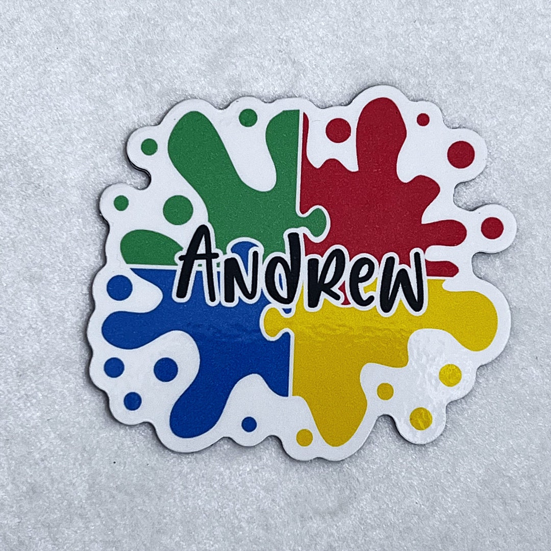 Autism Name Refrigerator Magnet, Personalized Decoration, Keepsake ...