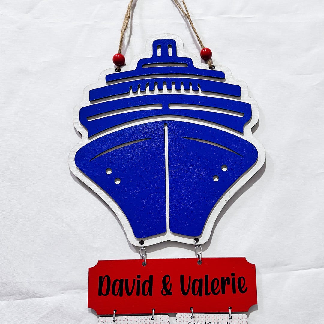 Cruise Ship Personalized Wooden Door Sign, Carnival Princess MSC ...