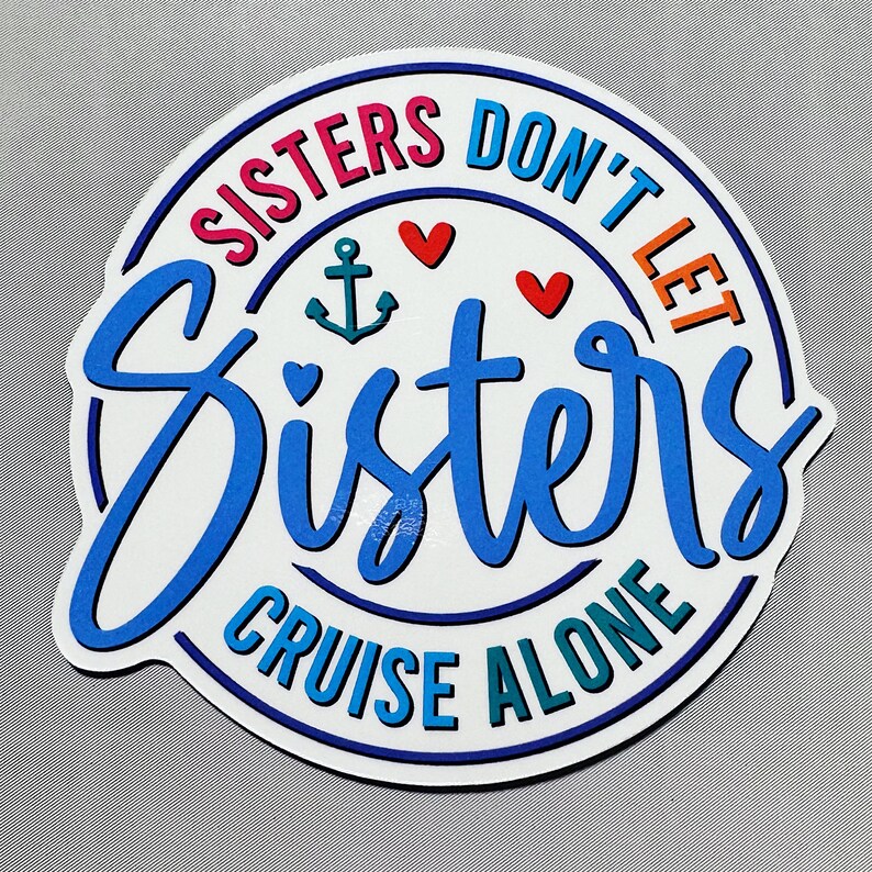 Sisters Cruise Door Magnets: Girls Trip Stateroom Decor, 4 Family ...