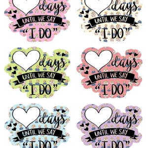 Days Until We Say I Do Refrigerator Magnet Office Metal - Etsy
