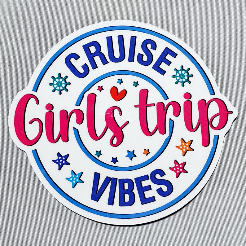 Sisters Cruise Door Magnets: Girls Trip Stateroom Decor, 4 Family ...