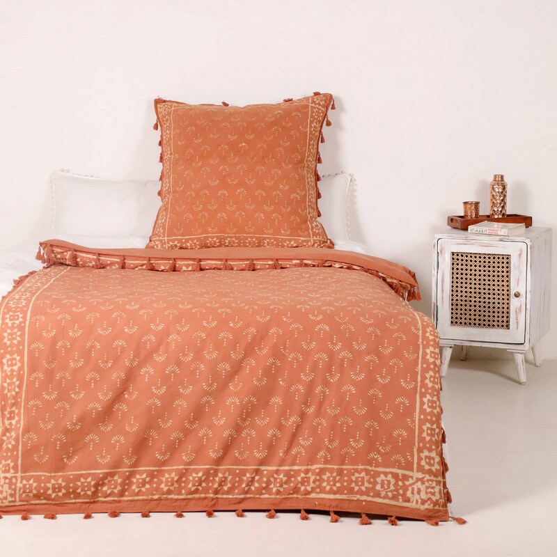 Rust Linen Duvet - Etsy